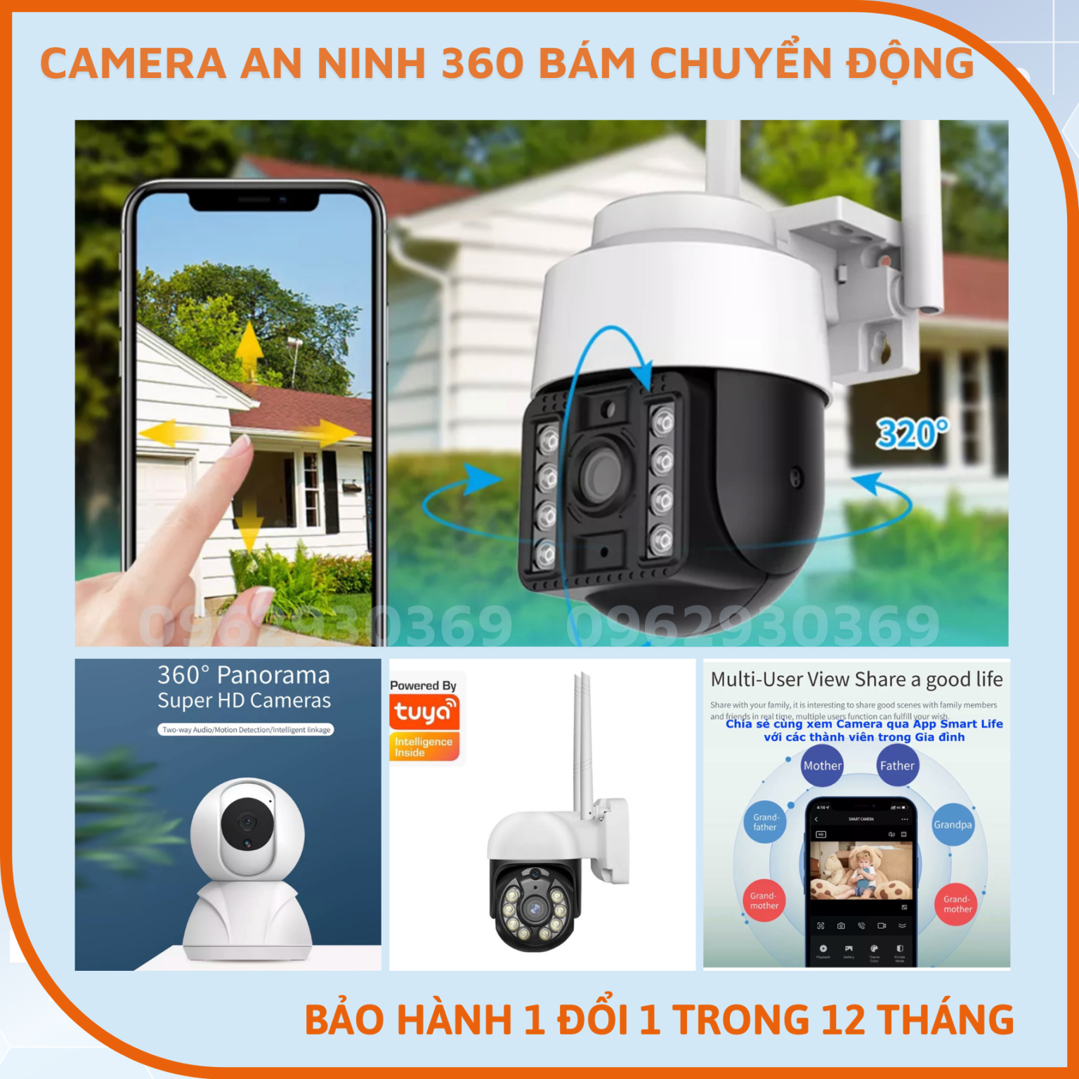 Bộ Camera An Ninh 360 Thông Minh - HANTECH - Smart Life
